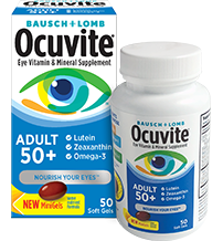 Vitamins for Aging Eyes - Ocuvite Eye Vitamin Adult 50+ Formula ...