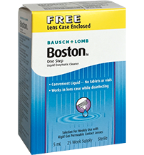Boston One Step Enzymatic Cleaner : Bausch + Lomb